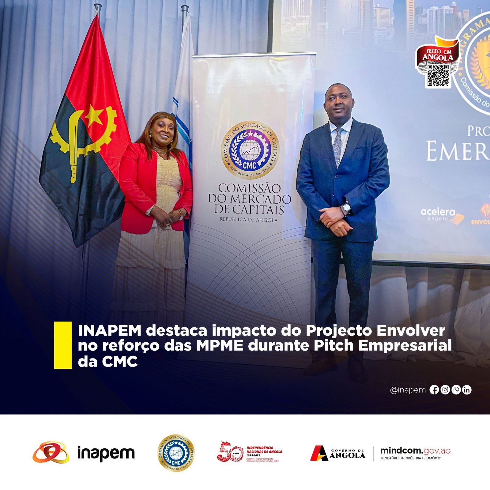 𝐈𝐍𝐀𝐏𝐄𝐌 𝐝𝐞𝐬𝐭𝐚𝐜𝐚 𝐢𝐦𝐩𝐚𝐜𝐭𝐨 𝐝𝐨 𝐏𝐫𝐨𝐣𝐞𝐜𝐭𝐨 𝐄𝐧𝐯𝐨𝐥𝐯𝐞𝐫 𝐧𝐨 𝐫𝐞𝐟𝐨𝐫𝐜̧𝐨 𝐝𝐚𝐬 𝐌𝐏𝐌𝐄 ...