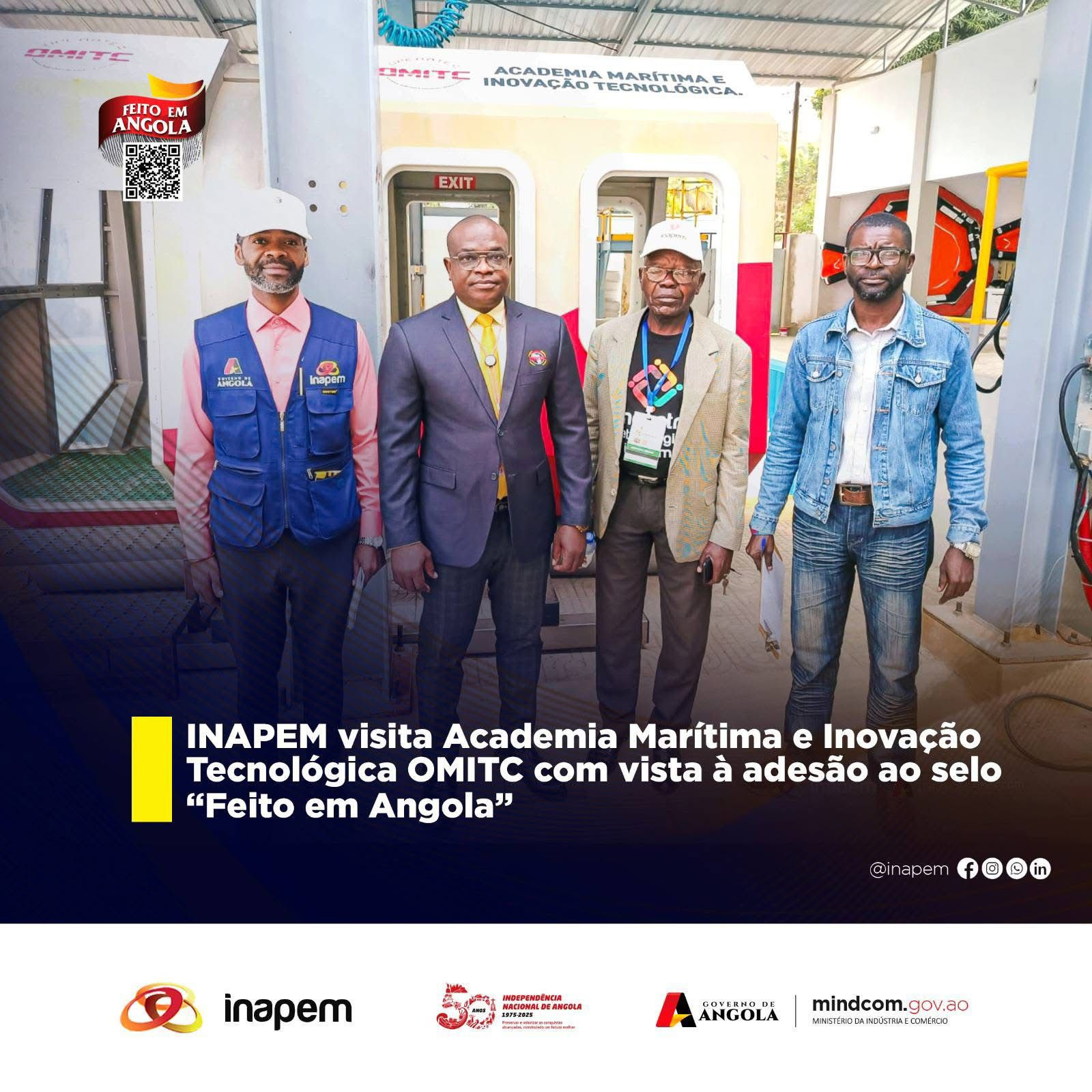 𝐈𝐍𝐀𝐏𝐄𝐌 𝐯𝐢𝐬𝐢𝐭𝐚 𝐀𝐜𝐚𝐝𝐞𝐦𝐢𝐚 𝐌𝐚𝐫𝐢́𝐭𝐢𝐦𝐚 𝐞 𝐈𝐧𝐨𝐯𝐚𝐜̧𝐚̃𝐨 𝐓𝐞𝐜𝐧𝐨𝐥𝐨́𝐠𝐢𝐜𝐚 𝐎𝐌𝐈𝐓𝐂 𝐜𝐨𝐦 ...