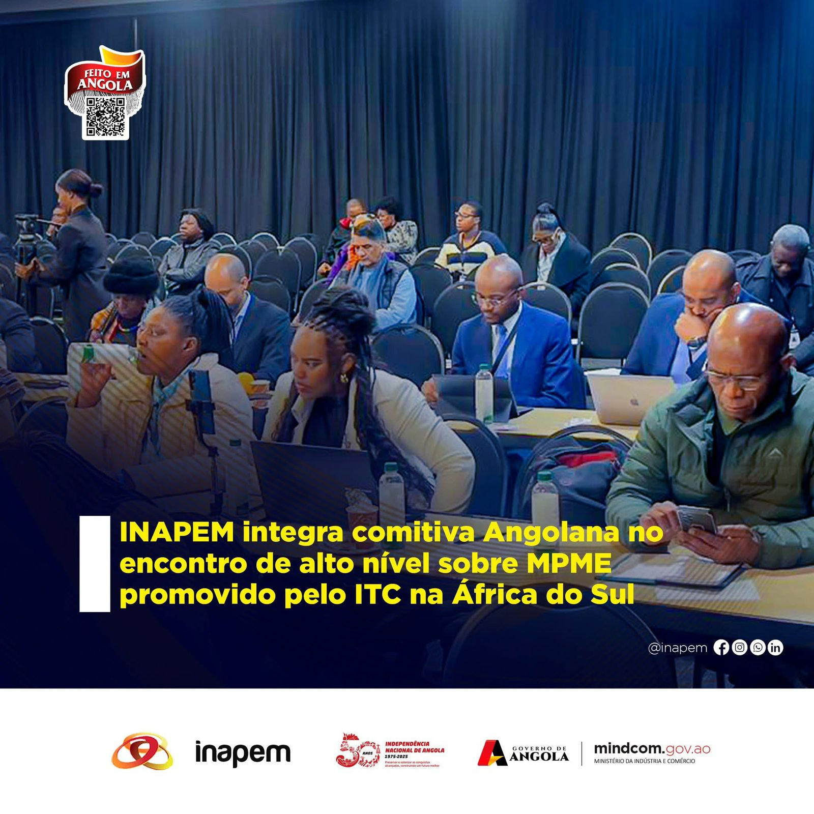 𝐈𝐍𝐀𝐏𝐄𝐌 𝐢𝐧𝐭𝐞𝐠𝐫𝐚 𝐜𝐨𝐦𝐢𝐭𝐢𝐯𝐚 𝐀𝐧𝐠𝐨𝐥𝐚𝐧𝐚 𝐧𝐨 𝐞𝐧𝐜𝐨𝐧𝐭𝐫𝐨 𝐝𝐞 𝐚𝐥𝐭𝐨 𝐧𝐢́𝐯𝐞𝐥 𝐬𝐨𝐛𝐫𝐞 𝐌𝐏𝐌𝐄 ...