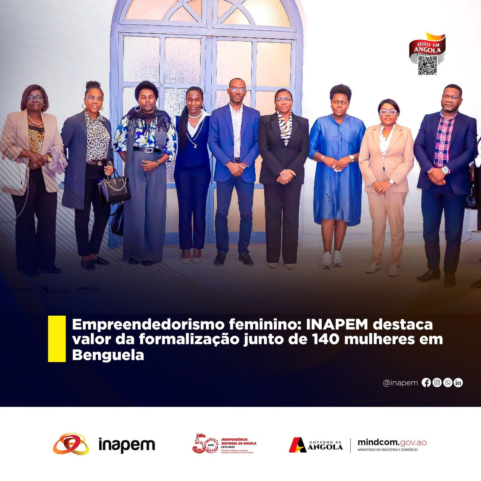 𝐄𝐦𝐩𝐫𝐞𝐞𝐧𝐝𝐞𝐝𝐨𝐫𝐢𝐬𝐦𝐨 𝐟𝐞𝐦𝐢𝐧𝐢𝐧𝐨: 𝐈𝐍𝐀𝐏𝐄𝐌 𝐝𝐞𝐬𝐭𝐚𝐜𝐚 𝐯𝐚𝐥𝐨𝐫 𝐝𝐚 𝐟𝐨𝐫𝐦𝐚𝐥𝐢𝐳𝐚𝐜̧𝐚̃𝐨 𝐣𝐮𝐧𝐭𝐨 ...