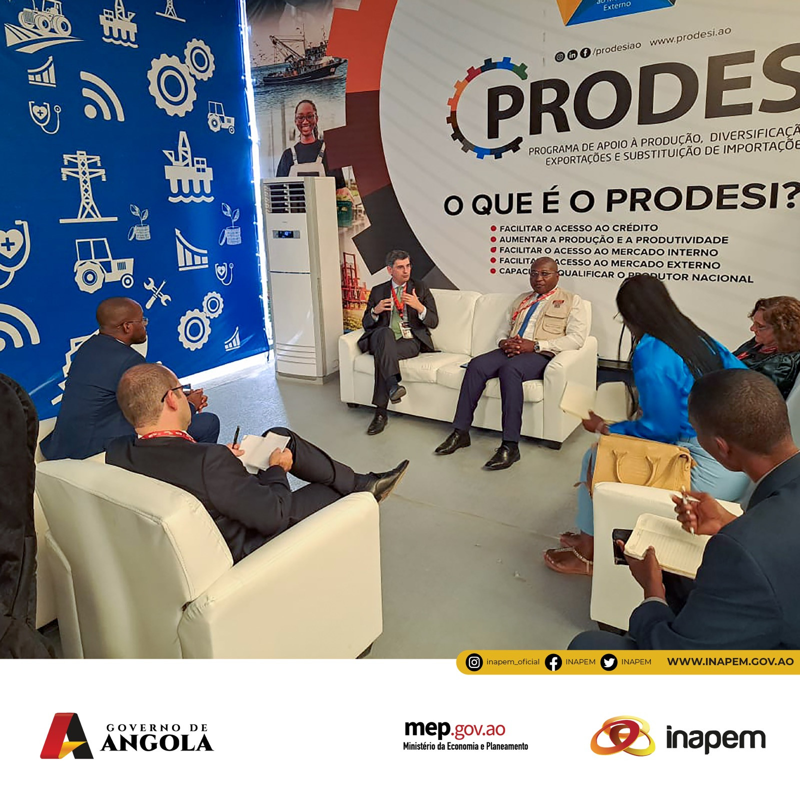 Agência para o comércio externo de Portugal busca parceria com o INAPEM