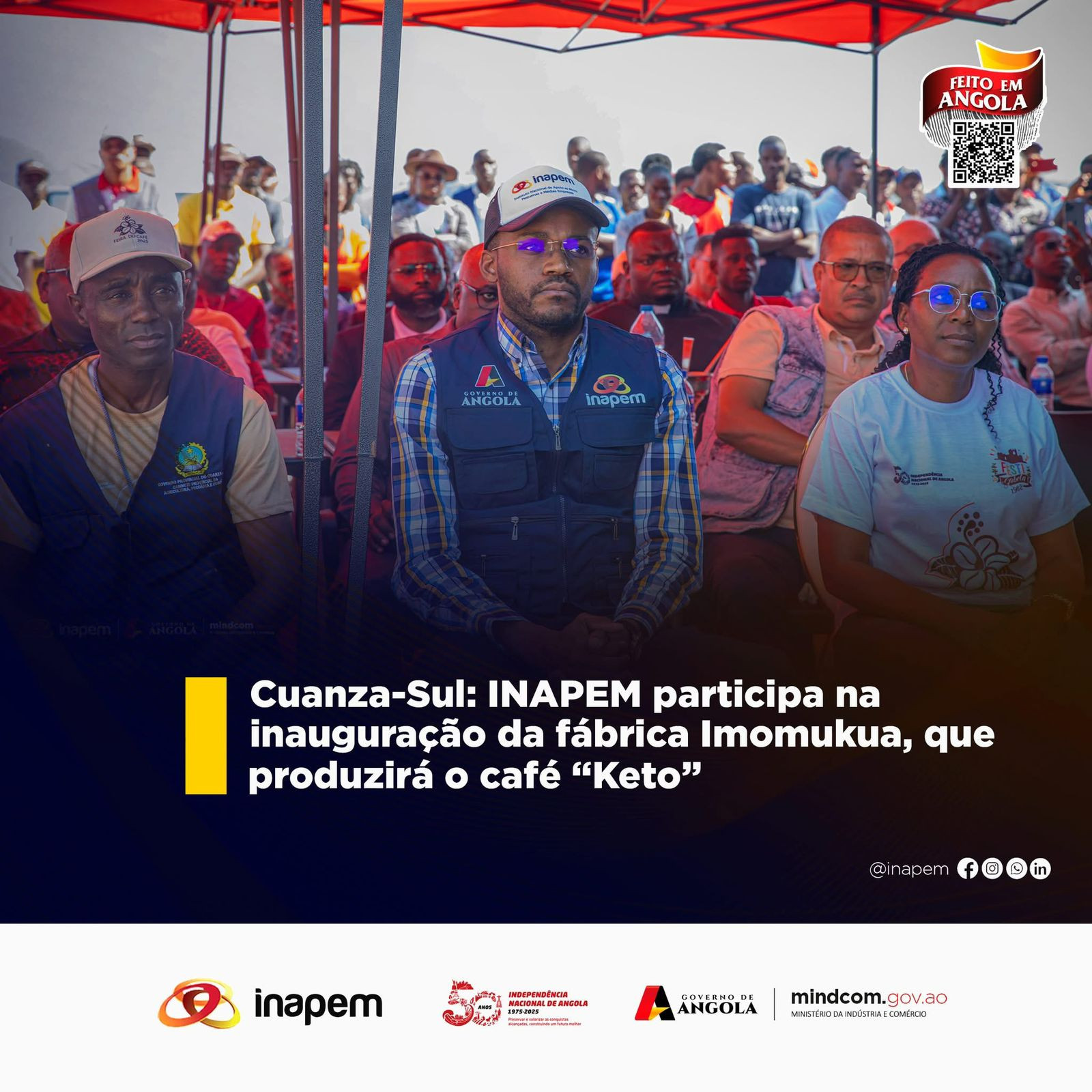 𝗖𝘂𝗮𝗻𝘇𝗮-𝗦𝘂𝗹: 𝗜𝗡𝗔𝗣𝗘𝗠 𝗽𝗮𝗿𝘁𝗶𝗰𝗶𝗽𝗮 𝗻𝗮 𝗶𝗻𝗮𝘂𝗴𝘂𝗿𝗮𝗰̧𝗮̃𝗼 𝗱𝗮 𝗳𝗮́𝗯𝗿𝗶𝗰𝗮 𝗜𝗺𝗼𝗺𝘂𝗸𝘂𝗮, 𝗾𝘂𝗲 ...