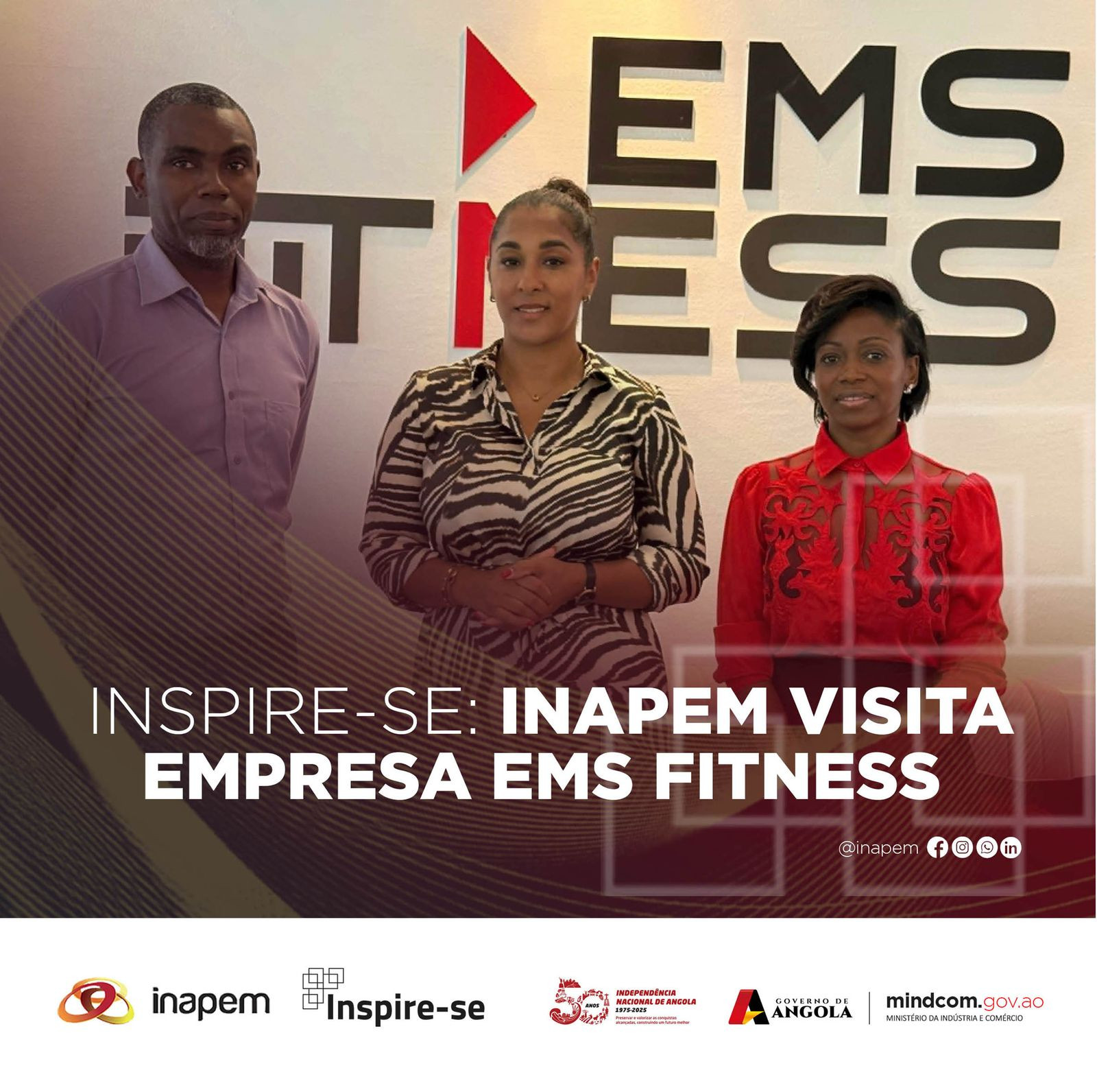 𝐈𝐍𝐒𝐏𝐈𝐑𝐄-𝐒𝐄: 𝐈𝐍𝐀𝐏𝐄𝐌 Visita Empresa EMS Fitness