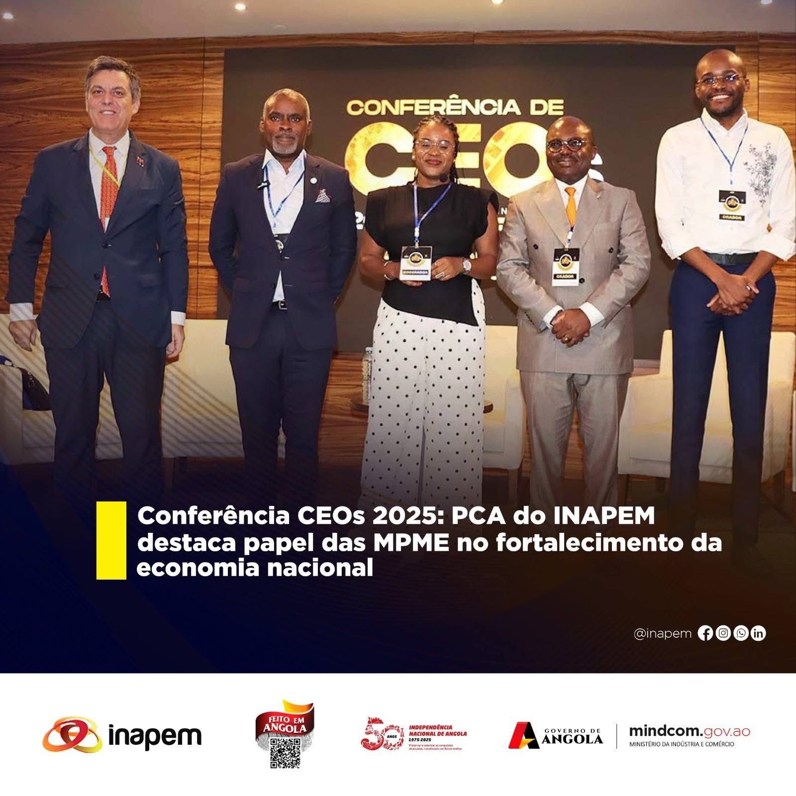 𝐂𝐨𝐧𝐟𝐞𝐫𝐞̂𝐧𝐜𝐢𝐚 𝐂𝐄𝐎𝐬 𝟐𝟎𝟐𝟓: 𝐏𝐂𝐀 𝐝𝐨 𝐈𝐍𝐀𝐏𝐄𝐌 𝐝𝐞𝐬𝐭𝐚𝐜𝐚 𝐩𝐚𝐩𝐞𝐥 𝐝𝐚𝐬 𝐌𝐏𝐌𝐄 𝐧𝐨 ...